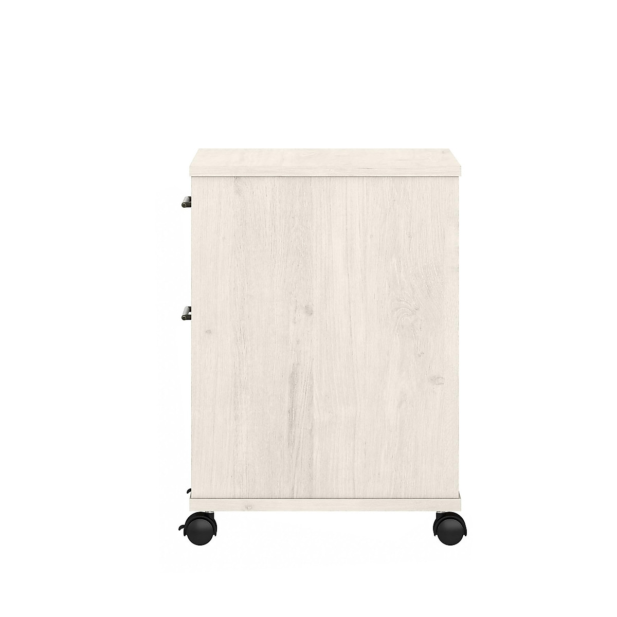 Bush Furniture Key West 2 Drawer Mobile File Cabinet, Linen White Oak