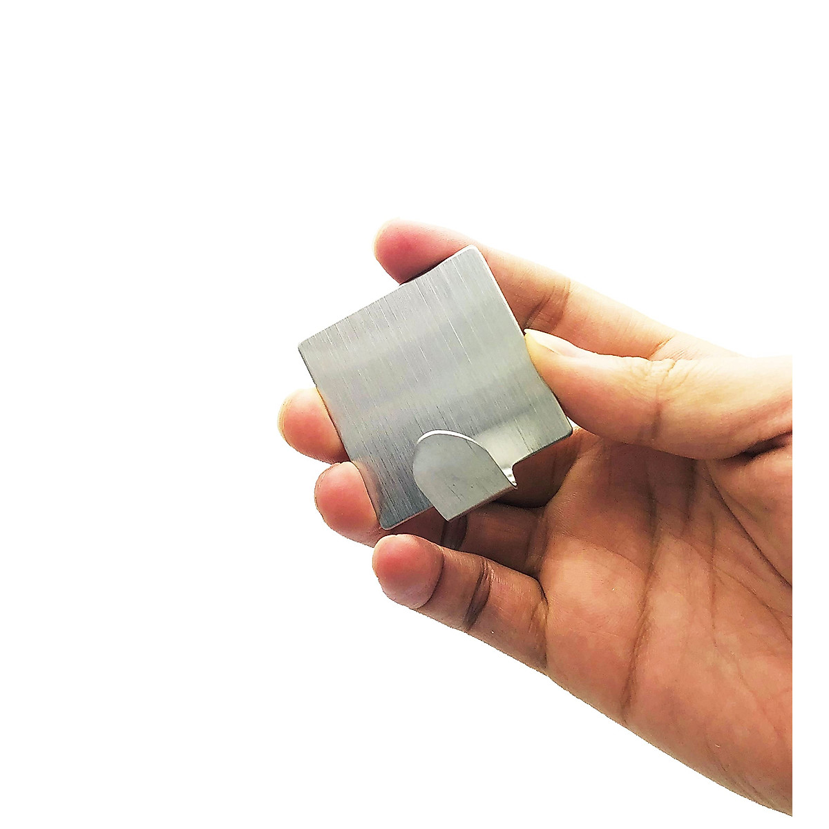 24 Pcs Heavy Duty Adhesive Hooks, Wall Adhesive Hooks, Stainless Steel Hooks for Home, Bathroom, Kitchen, Office, Living Room