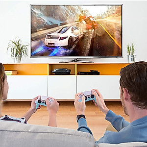 PS5 Controller Grip Cover, CHIN FAI Anti-Slip Silicone Skin Protective Cover Case for PlayStation 5 DualSense Wireless Controller with 6 Thumb Grip Caps (Gradient Color-1)