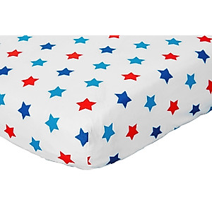 Bloomsbury Mill - 4 Piece Toddler Comforter Set - Outer Space, Rocket & Planet - Blue - Kids Bedding Set