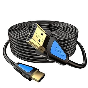 Fuwaderp HDMI Cable 50 ft Supports 4K@60HZ,18Gbps,HDR,ARC,Ultra HD,3D,1080P.