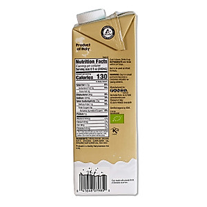 Better Than Milk Organic Oat Milk Unsweetened - Dairy-Free Vegan Friendly, Non GMO Certified, 33.8 Fl Oz (Pack of 6)