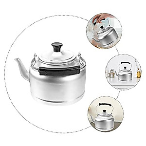 UPKOCH aluminum kettle water kettle tea pot coffee pot handle stovetop kettle stovetop boiler wear-resistant coffee kettle daily use coffee kettle teapot tea kettle aluminum pot Handheld