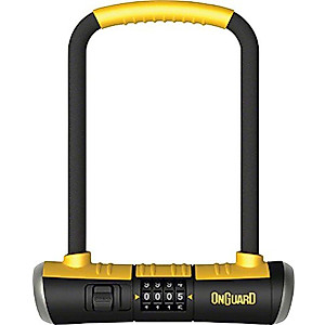 OnGuard 8010C Bulldog Combo U-Lock, 4.53 x9.06 -Inch