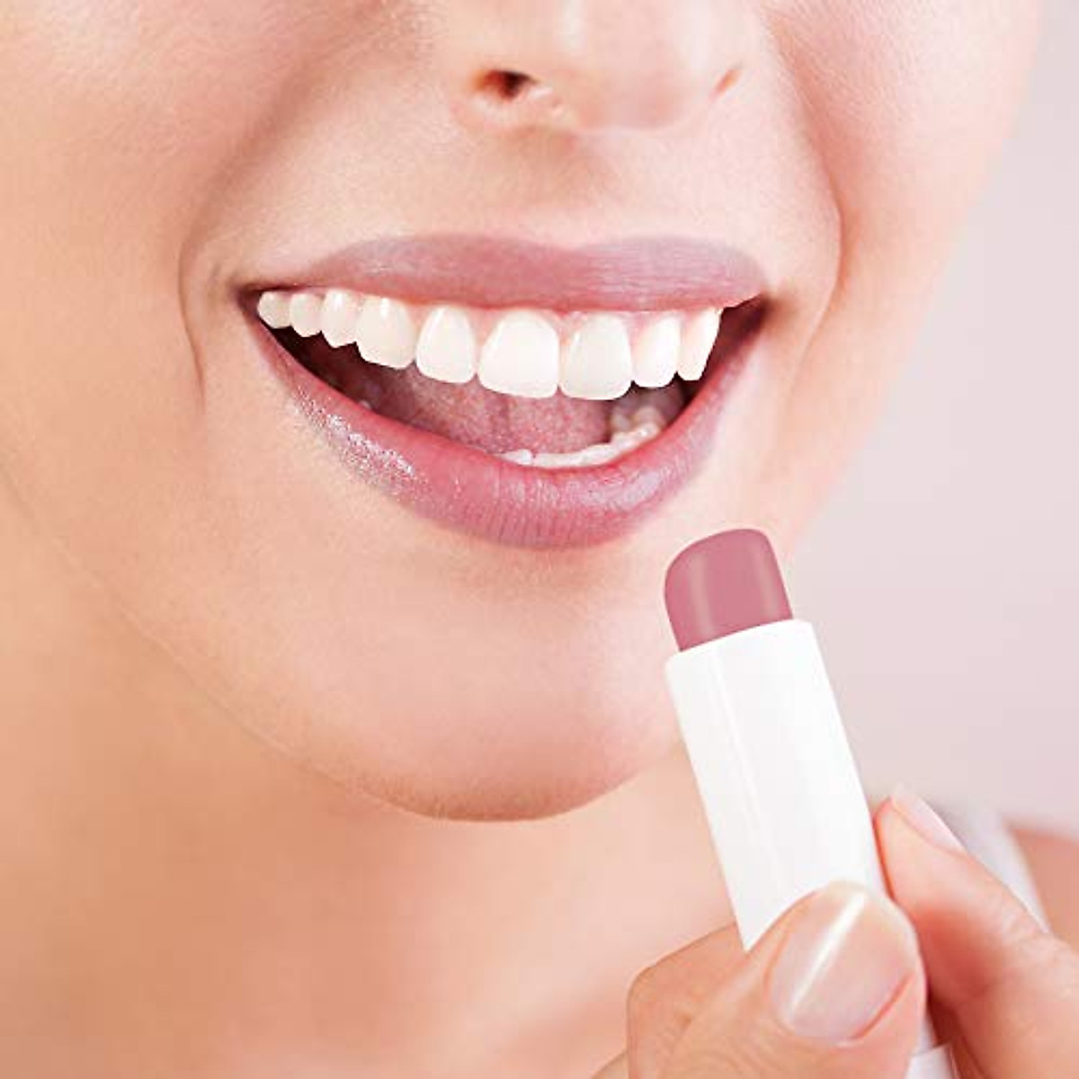 Babo Botanicals 70+% Organic Tinted Mineral Lip Conditioner SPF 15, Water-Resistant Lip Balm, Wild Rose - 0.15 oz.