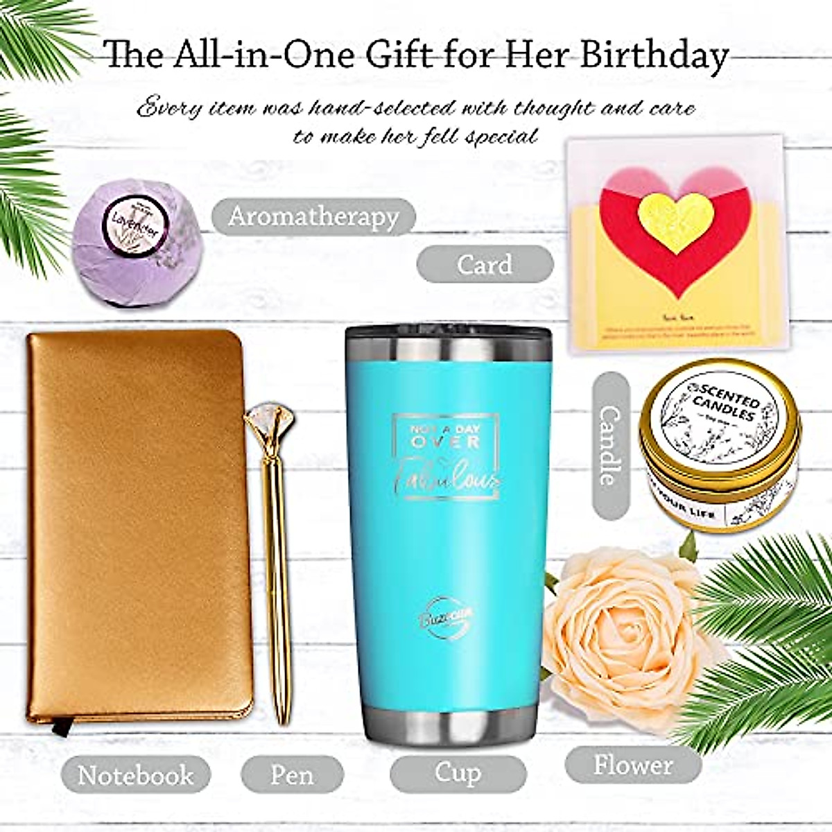 Birthday Gifts for Women-Christmas Gifts for Friends Female Mothers Day Gifts for Mom from Daughter Best Friend Box Gifts for Women Who Have Everything Gifts for Her Luxury Novelty Baskets Gifts Set
