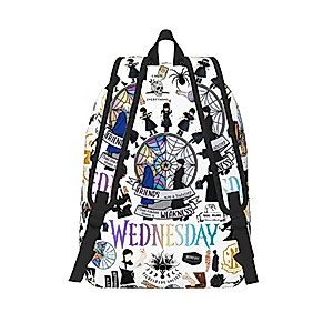 WARTHY Lightweight Backpack Multi-Function Laptop Backpack Classical Fashion Large Capacity Travel Daypack 16 Inch,White02