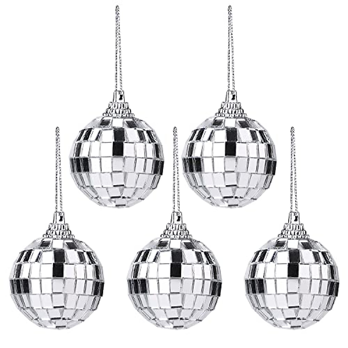 Christmas Decorations Mini Disco Ball Party Decorations - Mini Christmas Ball Decorations, Disco Ball Decorations - Disco Balls for Parties, Festivals, Weddings, Dance and Music Festivals (1.6)