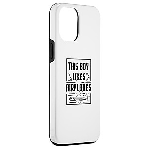 iPhone 13 Pro Max Boy Likes Airplanes Flying Pilot Aviator Case