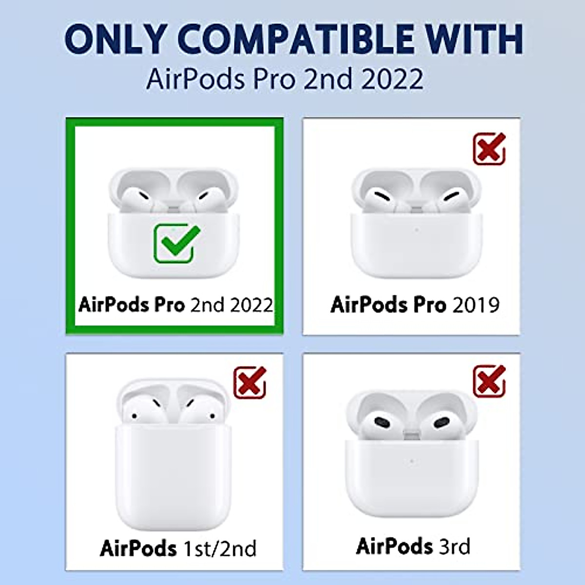 Ulirath for Airpods Pro 2 Case 2022 Skull Funny Unique Design Unique Scary Cute for AirPods Air Pods Pro 2nd Design Skeleton Cover Cases Skin for Boys Girls Kids Skull