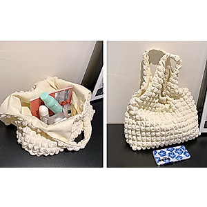 Hobo Bags for Women Bubble Tote Bag Cloud Shoulder Bag Hobo Bag Casual Purses Satchel Gift for Women