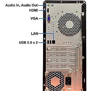 HP 290 G4 Microtower Desktop Computer, Intel i7-10700 Upto 4.8 GHz, 64GB RAM, 2TB NVMe SSD, DVD-RW, HDMI, VGA, AC Wi-Fi, Bluetooth – Windows 11 Pro, Black