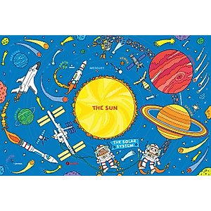 PETER PAUPER PRESS Solar System Jumbo Floor Puzzle - (48 Pieces) (36 inches Wide x 24 inches high)
