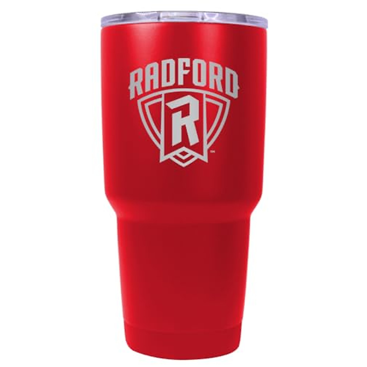 R and R Imports Radford University Highlanders 24 oz Engraved Insulated Stainless Steel Tumbler Red Officially Licensed Single