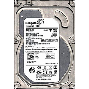 Seagate ST4000DM000 P/N: 1F2168-501 F/W: CC54 SU S30 Desktop HDD 4TB (Renewed)