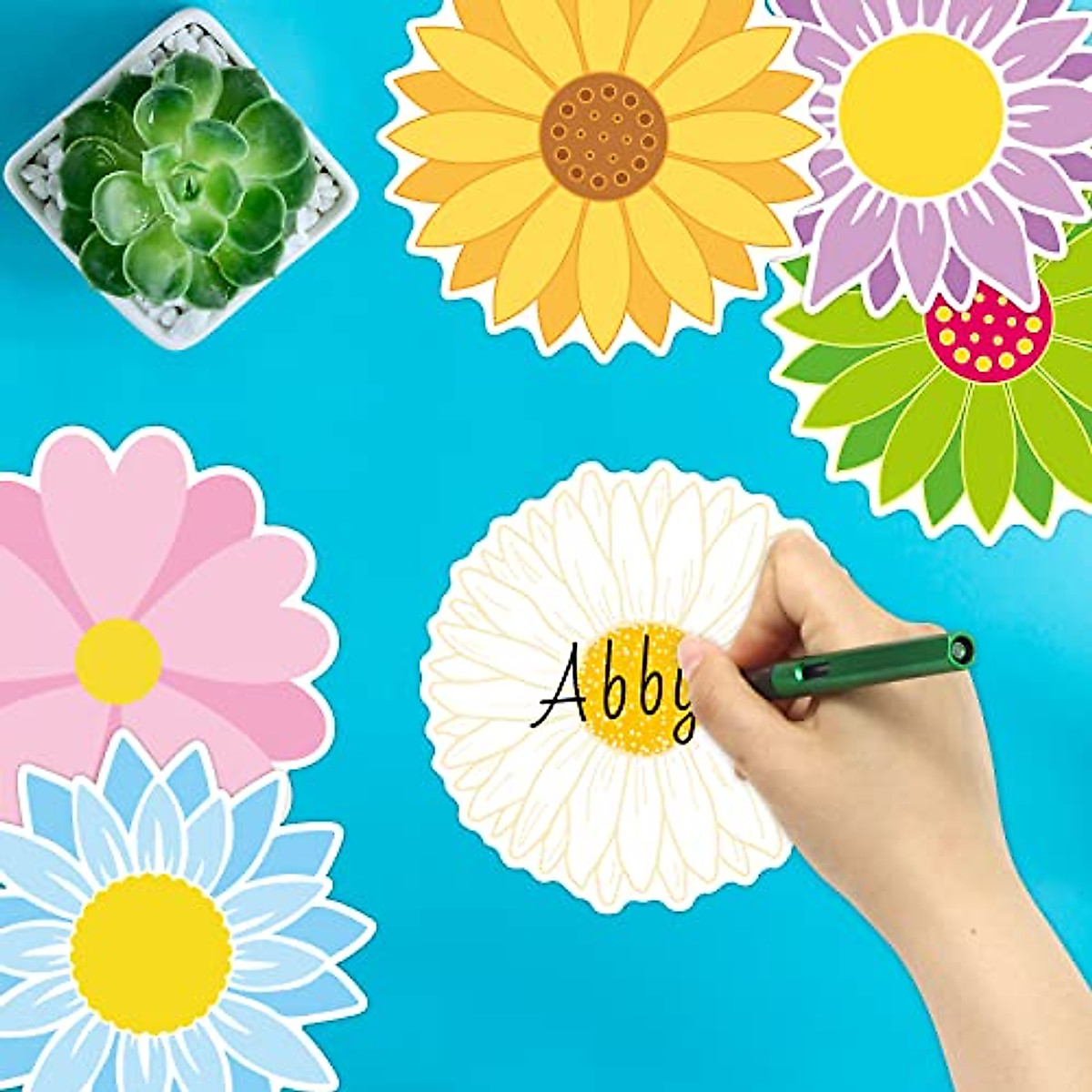 54pcs Sunflower Cutouts Summer Cut-Outs Flower Bulletin Board Decoration for Party Classroom Home