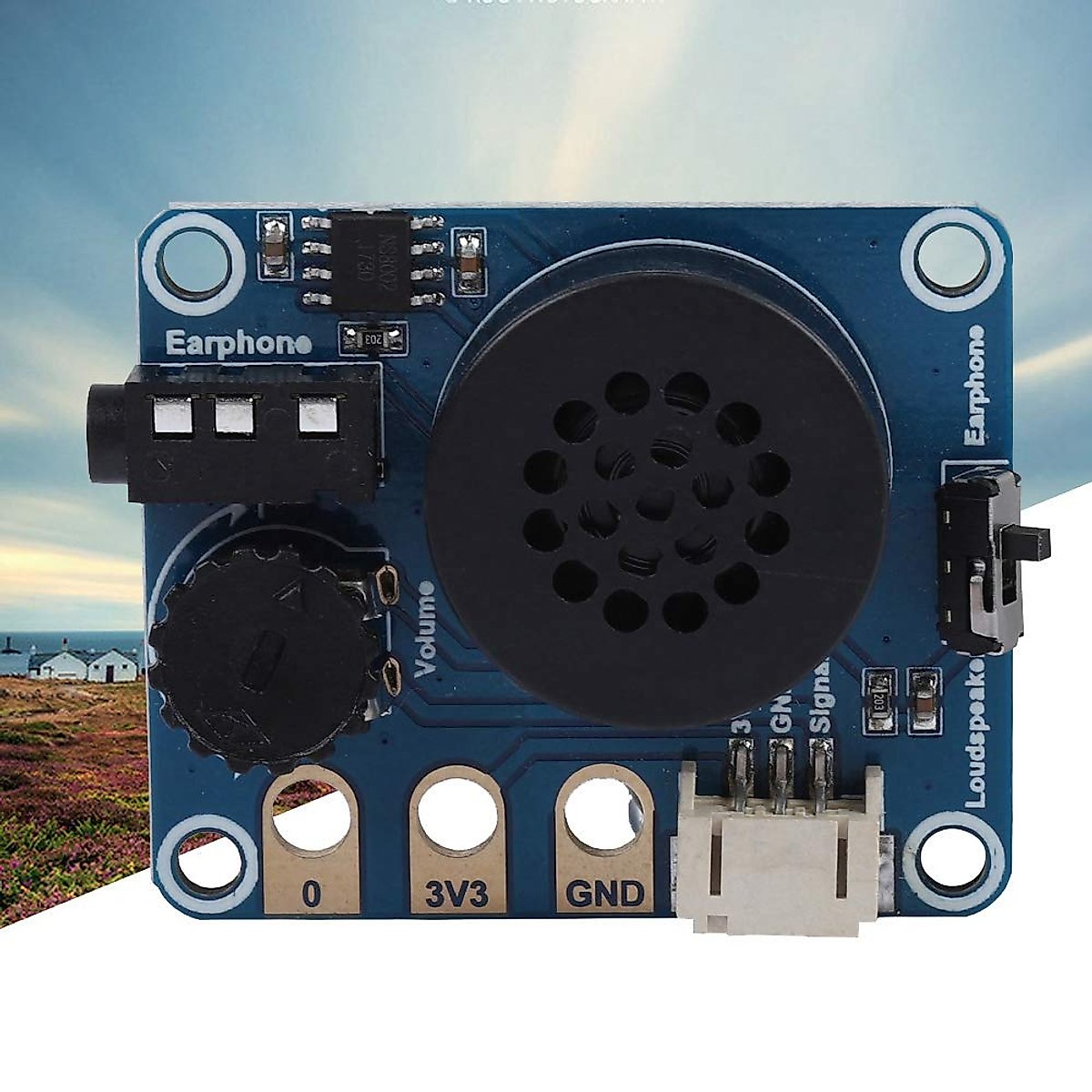 Speaker Module Expansion Board,Speaker Module Expansion Board for Micro: bit NS8002 Chip Compatible for 3.3V/5V Arduino Boards,Supports for Arduino Development Board