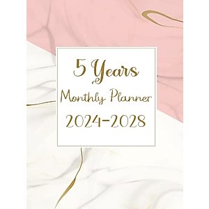 5 Years Monthly Planner 2024-2028: Agenda Schedule Organizer and Appointment 2024-2028, 171 Pages.
