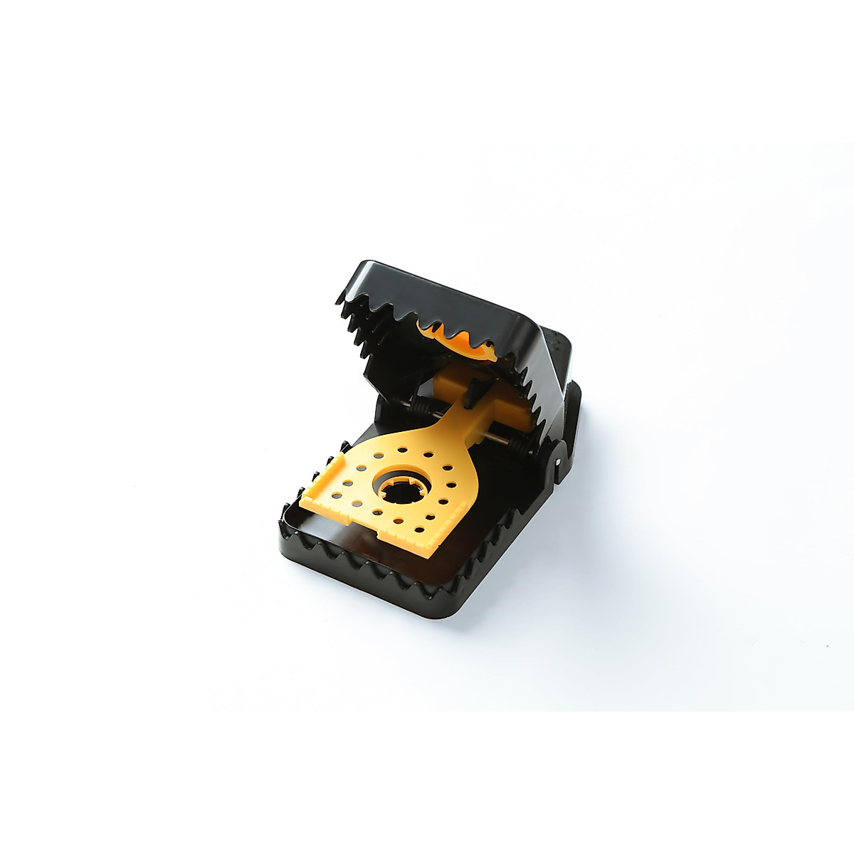 6 Pack - Rat Traps - Indoor/Outdoor, Reusable, Easy Setup, Powerful Stainless Steel Spring, Tough ABS Body. Finger Saver Design. Set Trap Without Getting Snapped (ABS Plastic, 6)