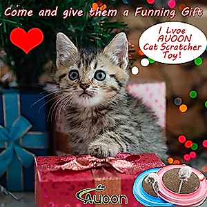 AUOON Cat Scratcher Toy, Cat Toy, Scratch pad,Scratching Toy,Post Pad Interactive Training Exercise Mouse Play Toy with Ball