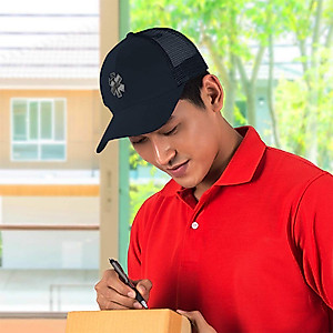 Trucker Hat Baseball Cap Paramedic A Embroidery Cotton Dad Hats for Men Snaps Black One Size