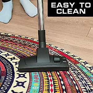 Boho Half Round Indoor Entrance Rug Doormats 36x24 Inches Absorbent Non-Slip Bedroom Front Back Outdoor Welcome for Entryway Machine Washable, Bohemia Ethnic Style Pattern