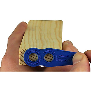 Pinewood Pro Derby Car Wheel Spacer Gauge Tool with Drill Guide for use on pine derby cars