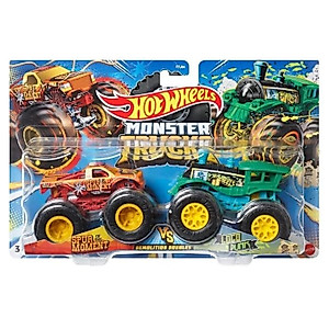 Monster Trucks Spur of The Moment Vs Loco Punk (1:64 Scale Double Pack)