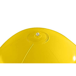 Home-X Scare Birds Away, Garden Protection from Animals, Scarecrows for Garden, Set of 3, Each 40" D x 20.5" H, Yellow