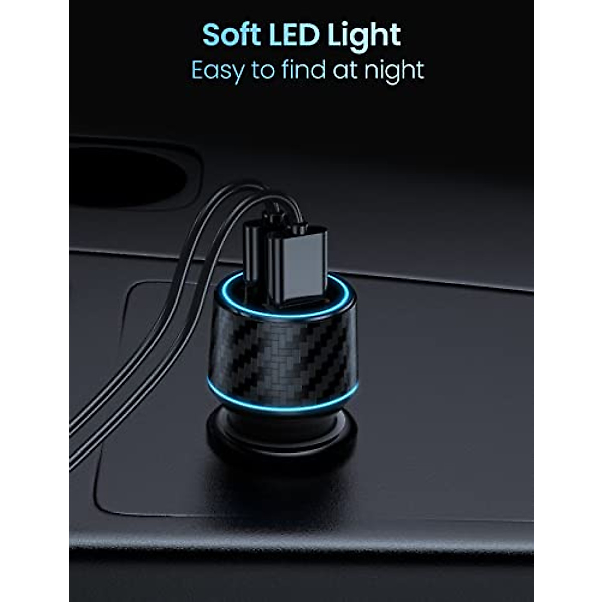 Car Charger, GBEAST Total 36W Mini USB Car Charger with Fast Charging Dual QC3.0 Port(Each Port 18W) Car Phone Charger Compatible with Samsung Galaxy S22/S21/S20 Plus/Ultra /S10+/S10, iPhone 14 etc