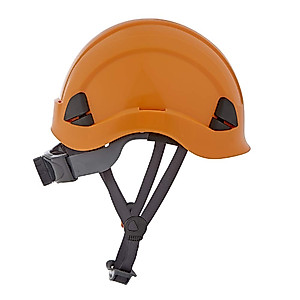 Jackson Safety CH-300 Climbing Industrial Hard Hat, Non-Vented, 6-pt. Suspension, Orange, 20903, Large