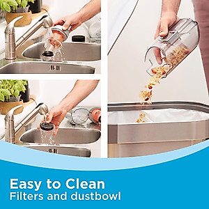 BLACK+DECKER POWERSERIES+ 20V MAX Cordless Stick Vacuum with LED Floor Lights, Lightweight, Multi-Surface (BHFEA520J) , White