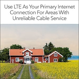 New Version NETGEAR 4G LTE Broadband Modem (LM1300) – Use LTE as a Primary Internet Connection or Failover Solution for Always-On WiFi, Certified with AT&T, T-Mobile, & Verizon (1Pack)