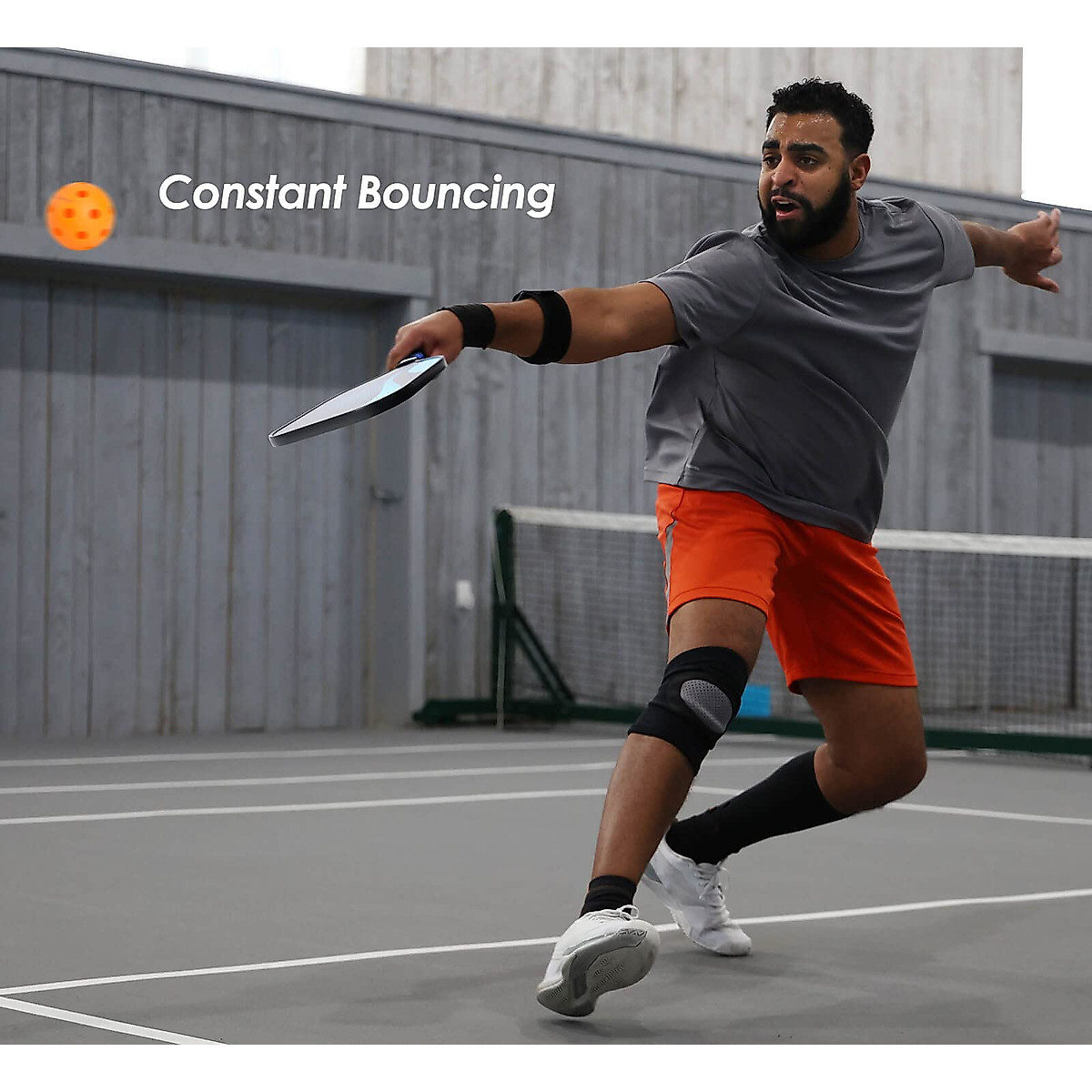 JoncAye Pickleball-Balls 6 Pack, Orange Indoor-Pickleballs USAPA Compliant, Pickle-Balls with Bag, Accessories for Pickleball-Paddle-Set, Gifts for Pickleball Lovers