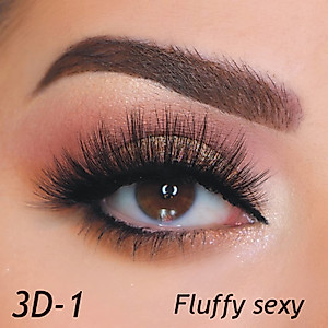 Eliace False Eyelashes Kit, Cat Eye Mink Lashes 50 Pairs Super Value Pack with 5 Stylish Styles, Volume 3D Faux Mink Lashes Curly & Full, Fake Eyelashes for a Natural Look, Eye Lashes Sets Pack