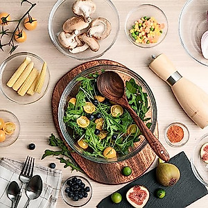 Sweejar 4.5 inch Small Glass Bowls Set, 12 oz Prep Bowls for Cooking, Small Bowls for Kitchen, Dessert Bowls for Ice Cream, 9 pack