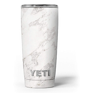Design Skinz Slate Marble Surface V4 - Skin Decal Vinyl Wrap Kit Compatible with The Yeti Rambler Cooler Tumbler Cups