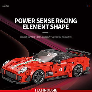 Reobrix 599xx EVO Supercar Building Set, Vehicles Toys Stocking Stuffers Birthday Christmas Toy Gifts for Boys or Girls Age 6+. (413PCS)…