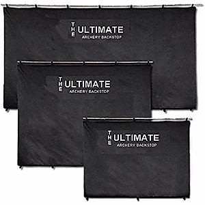 The Ultimate Archery Target BackStop Back Stop (Black, 5'x6')