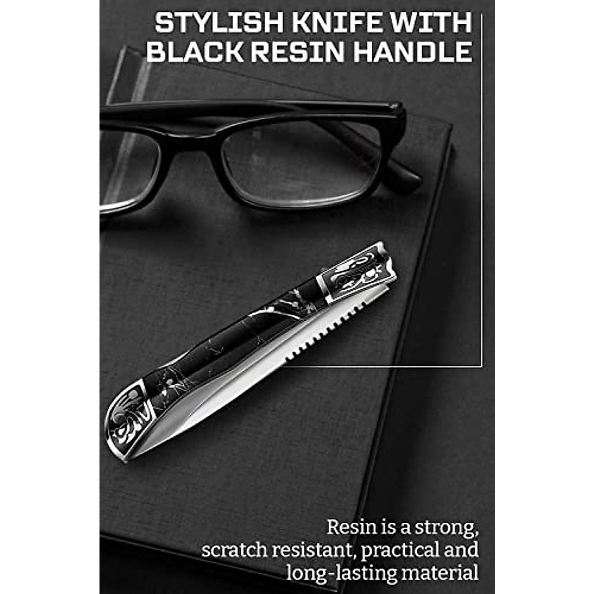 Pocket Knife for Men - Folding Knife - EDC Fold Knives - Sharp Blade Knifes - Best Pocket Knife for Urban Work Hobby Unboxing - Stocking Stuffers for Men - Gift for Men and Women 806