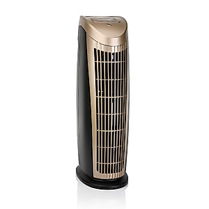 Alen T500 Air Purifier, Quiet Air Flow for Large Rooms, 500 SqFt, Portable Air Cleaner for Allergens, Dust, Mold, Pet Odors, Bacteria, in Black