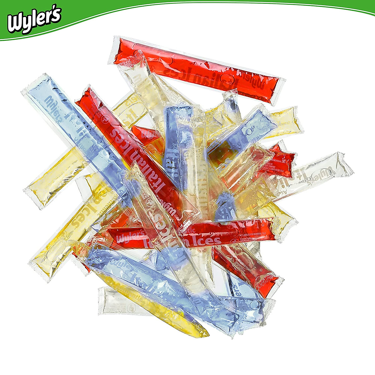 Wyler's Authentic Freezer Pops, Original, 70 Count ((35) Original & (35) Berry/Cherry)