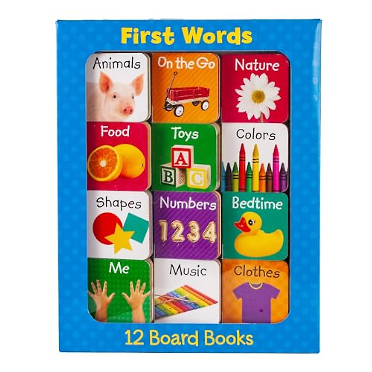 First Words (12 Board Book Set) (Early Learning)