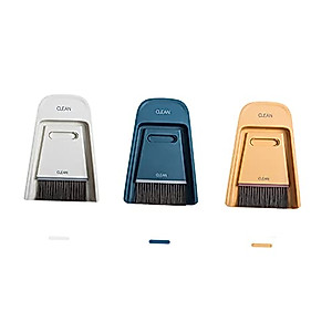SOESFOUFU Household Broom and Dustpan Key Board Broom Household Broom Dustpan Dog Dust Brush Table Broom and Dustpan Desktop Mini Broom Soft Bristle Broom Countertop Dustpan Dust Pan Yellow