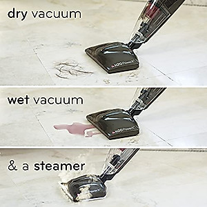 H2O Power X - Multi-Purpose Steam Cleaner, Handheld Powerful Wet/Dry Vacuum, Convertible, Clean All Surfaces