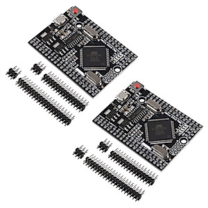 ACEIRMC 2pcs for MEGA 2560 PRO Embed CH340G/ATMEGA2560-16AU Chip with Male Pinheaders Compatible for Arduino Mega2560 Module