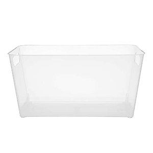Kenney Organizer Bin with Handles, 14" x 7" x 7", Clear