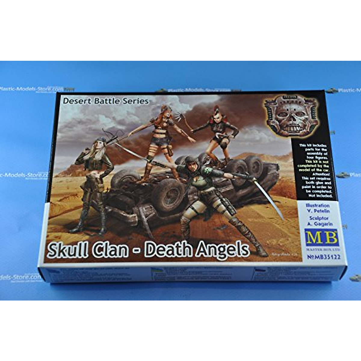 Masterbox Figures Desert Battle Series , Skull Clan - Death Angels 1/35 Master Box 35122