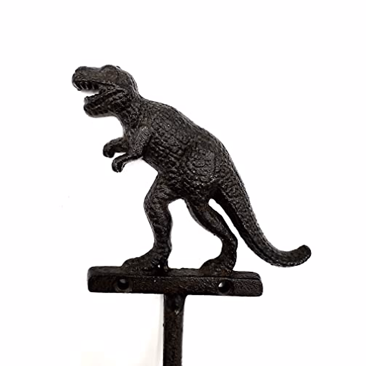 T Rex Dinosaur Kids Coat Hanger - Dinosaur Bathroom Decor Towel Hook- Boy Nursery Decor Dinosaur Decorations - Jurassic Jungle Nursery Backpack Hook - Dinosaur Decor Boys Room Decorative Wall Hook