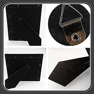 Laureat Marchier 4x6 6x8 8x10 Glass Picture Frames, Mirrored Photo Frames for Wall or Tabletop Décor (Natural Sea)